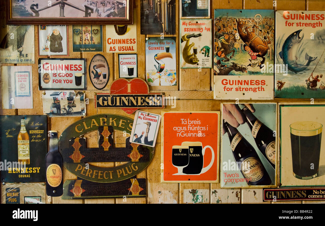Vintage guinness advertising sign hi-res stock photography and images ...