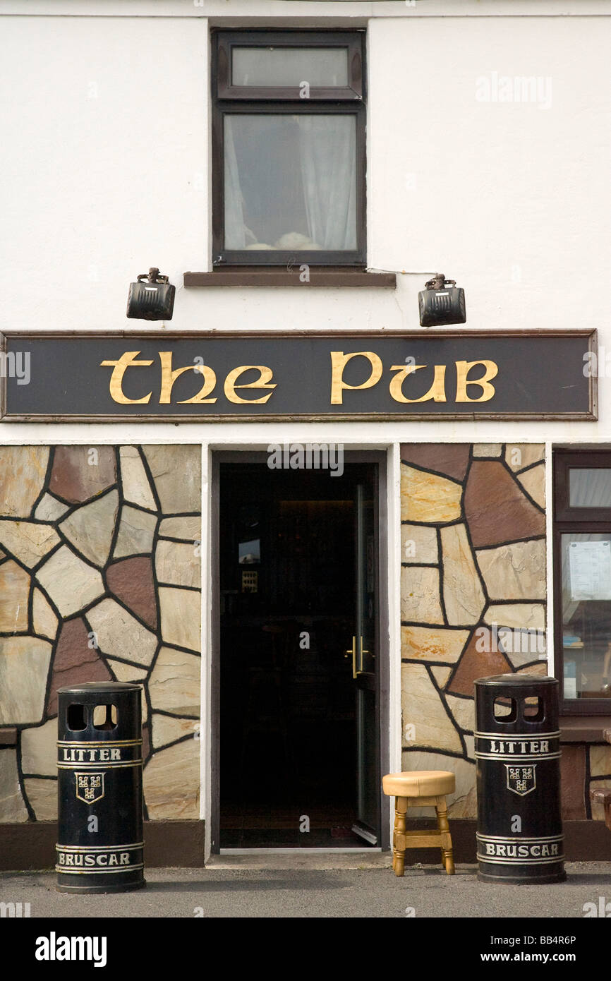 Europe, Ireland, County Mayo, Achill Island, Dooagh. Entrance to ...