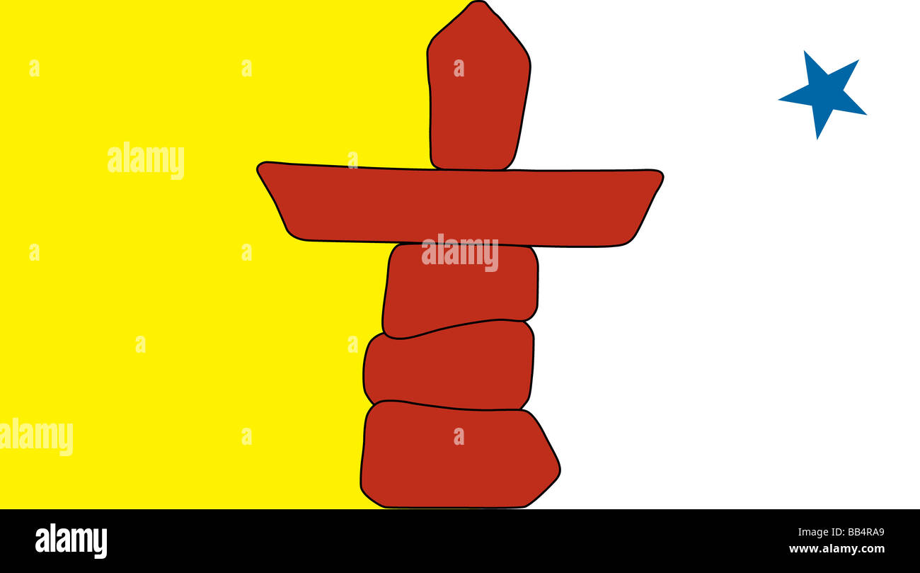 flag of Nunavut Stock Photo - Alamy