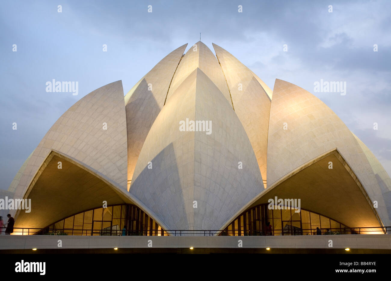 Bahai Temple. New Delhi. India Stock Photo - Alamy