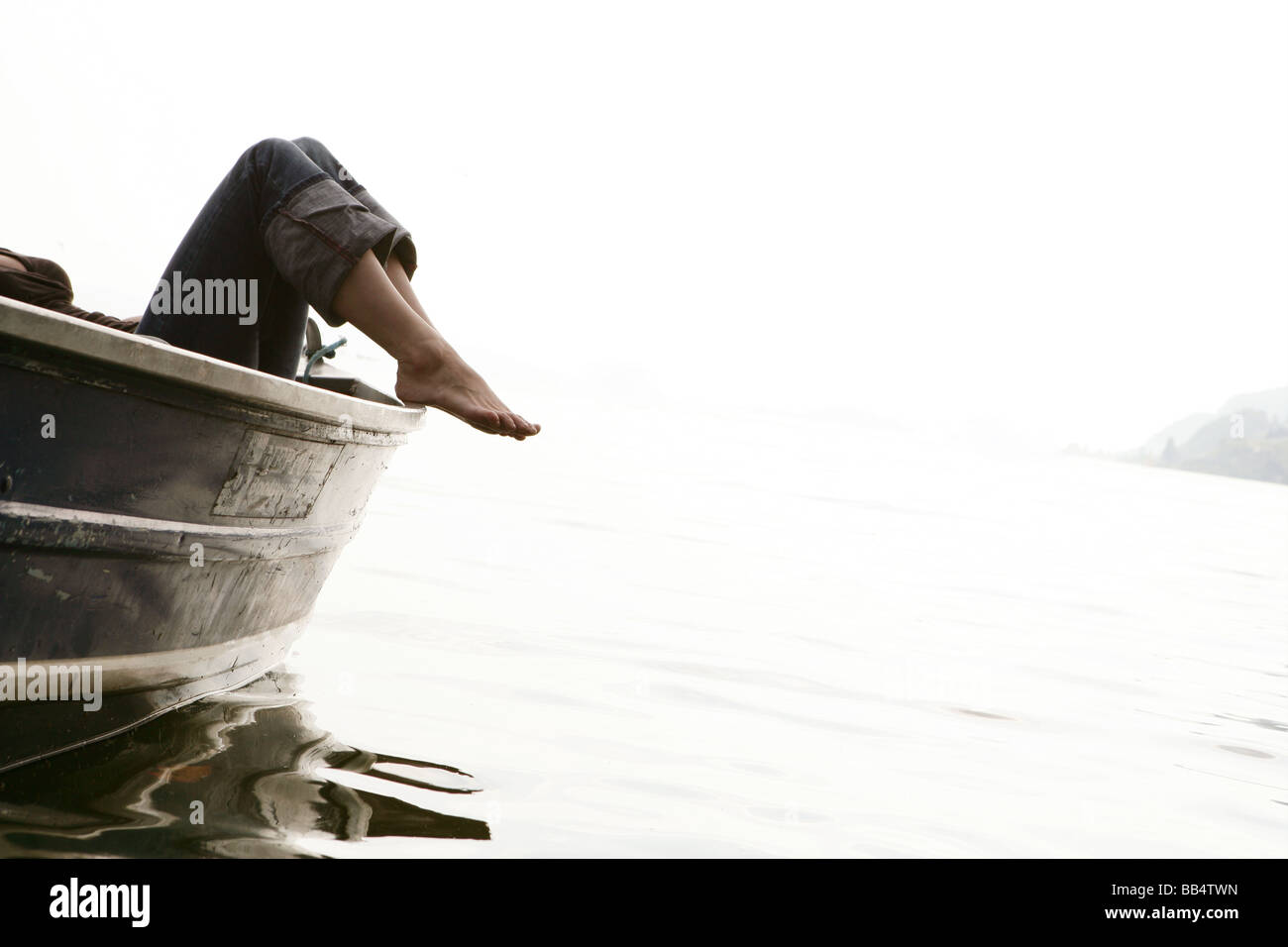 Dangling leg lake hi-res stock photography and images - Alamy