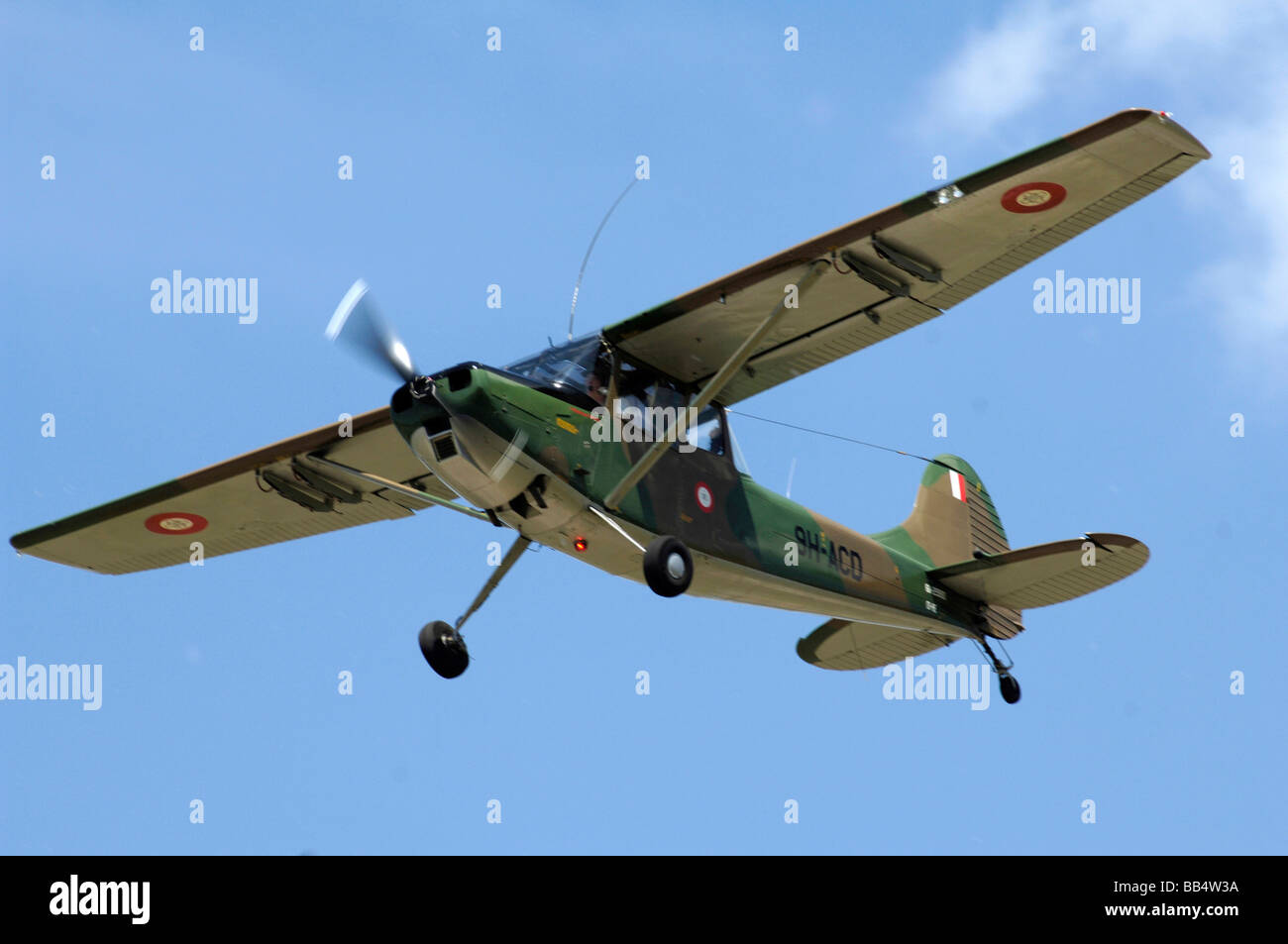 Cessna OE-1 Bird Dog at CAF Air Show showing Maltese markings in the ...