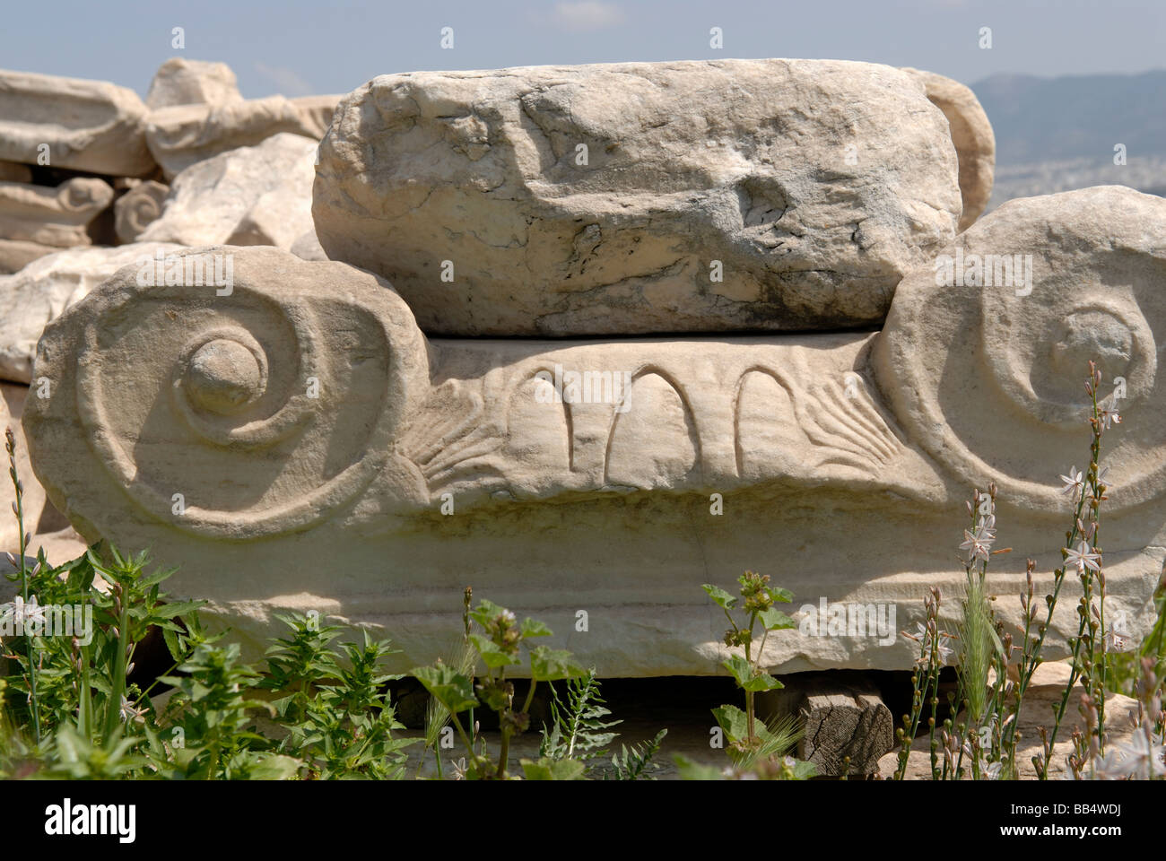 OLD ACROPOLIS ROCK Stock Photo - Alamy