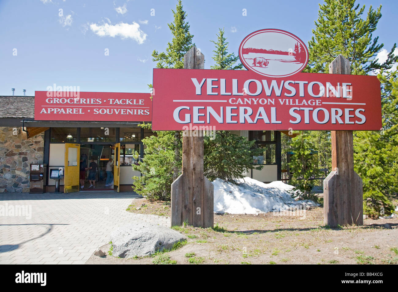 WY, Yellowstone National Park, Yellowstone General Store, at Canyon ...