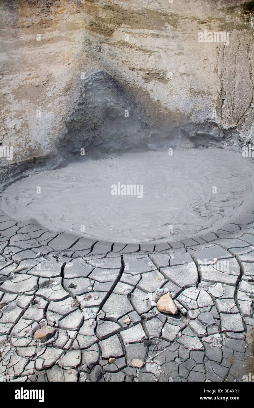 WY, Yellowstone National Park, Mud Volcano area, Mud Volcano, rich in ...