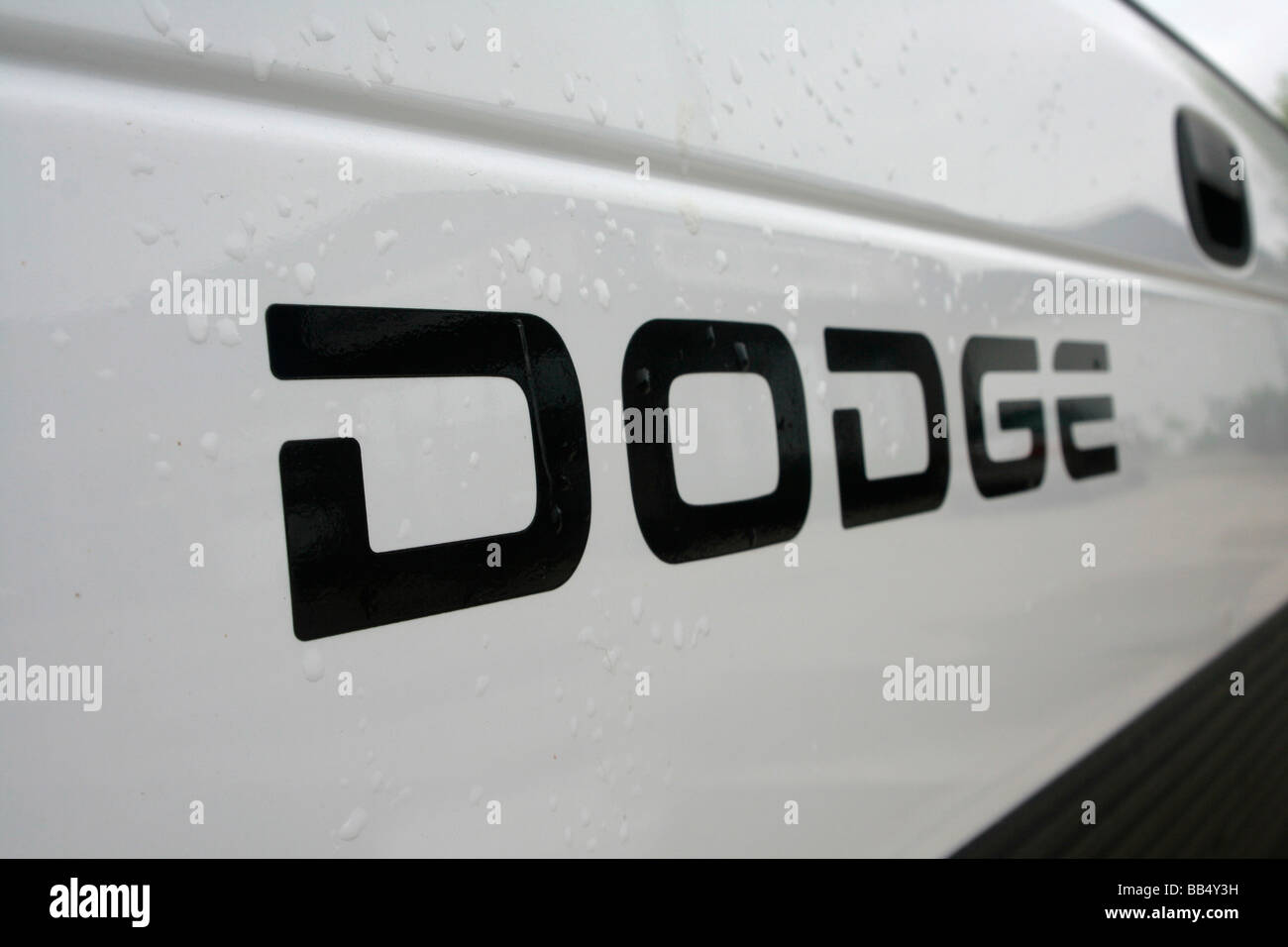 Dodge name on vehicle Stock Photo - Alamy