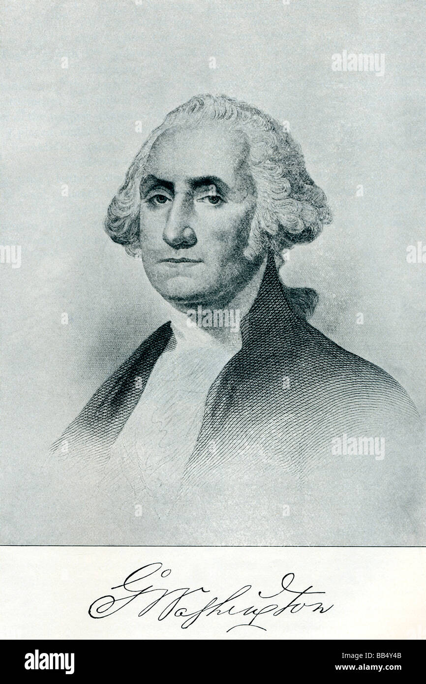 George washington signature hi-res stock photography and images - Alamy