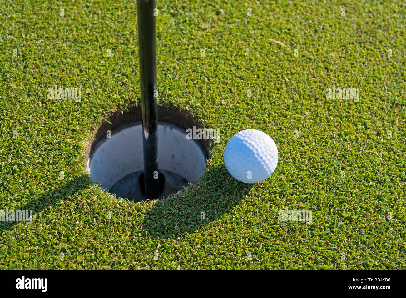 Golf ball on the course Stock Photo - Alamy