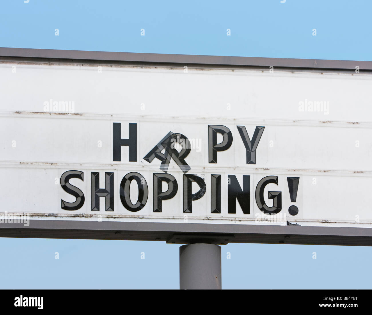 funny grocery store marquee Stock Photo - Alamy