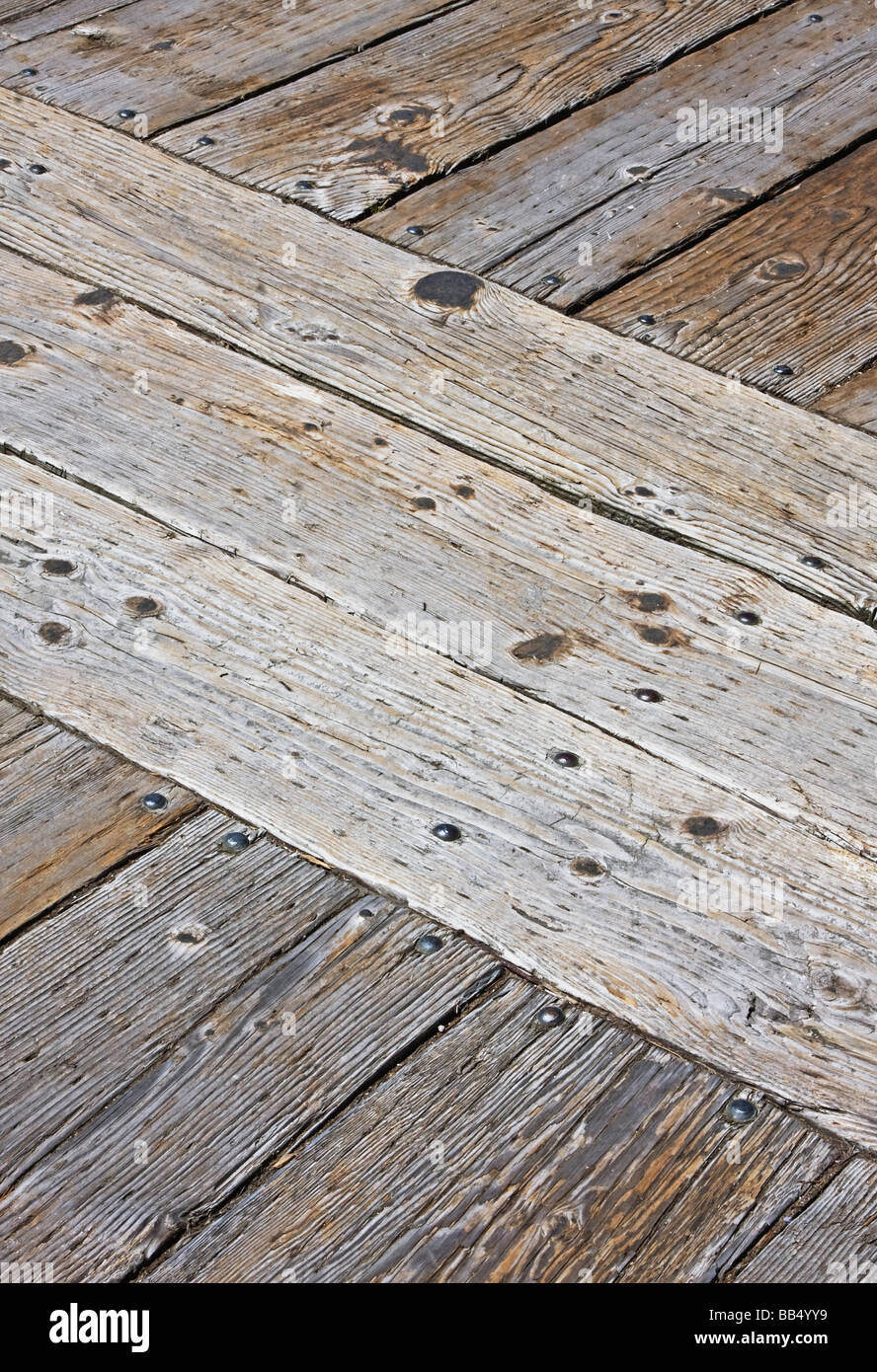detail of waterfront pier Stock Photo - Alamy