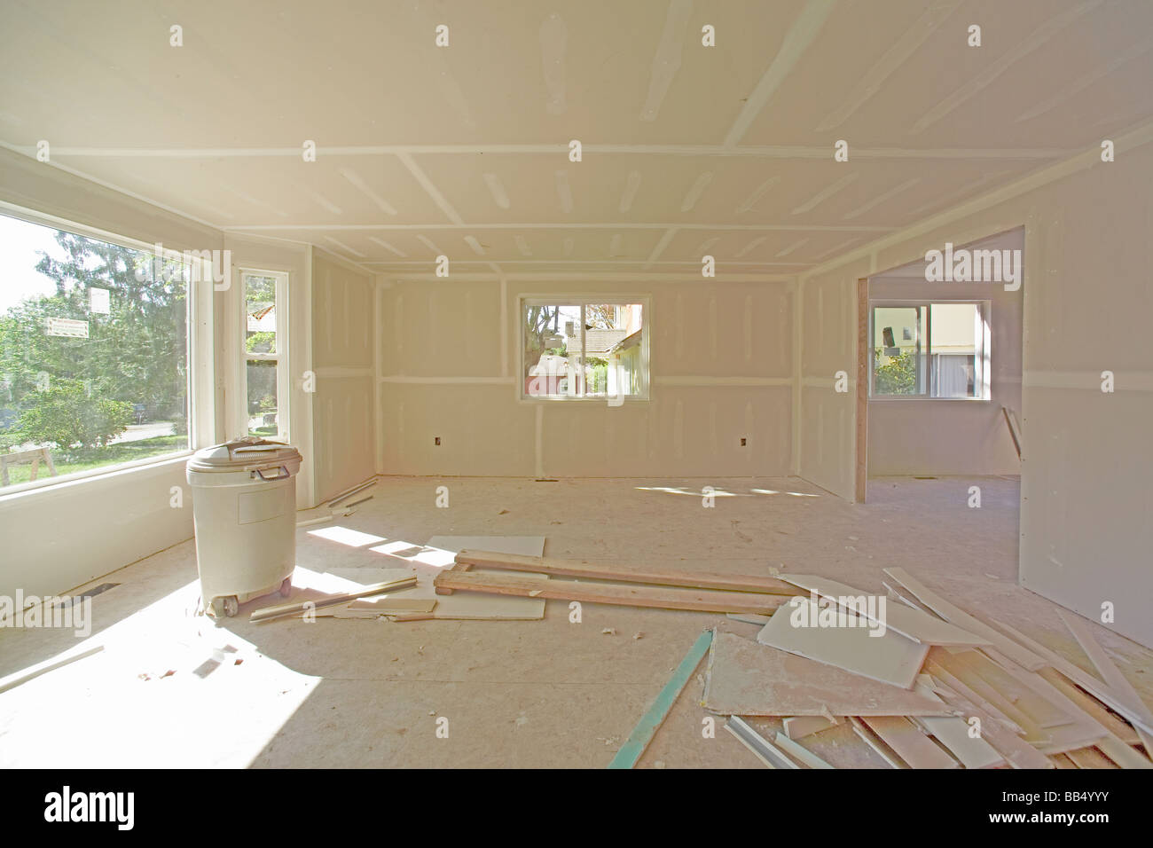 Drywall is used in new residential construction Stock Photo - Alamy