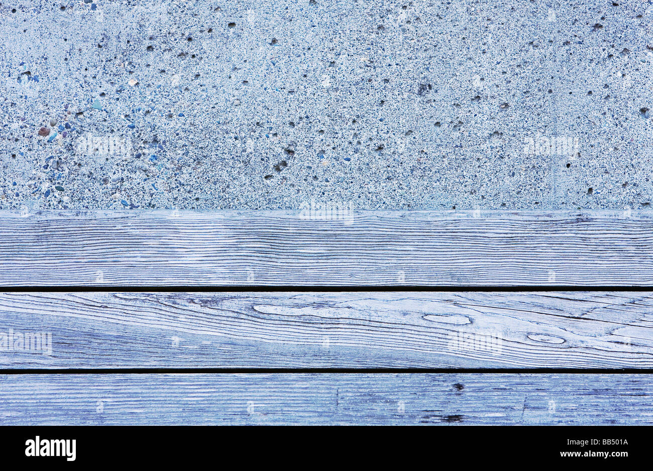 Concrete and wood park bench hi-res stock photography and images - Alamy