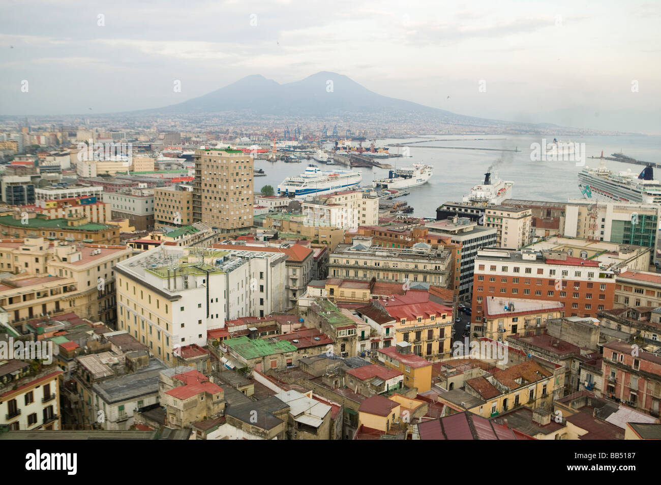 Panoramic of Naples Stock Photo - Alamy