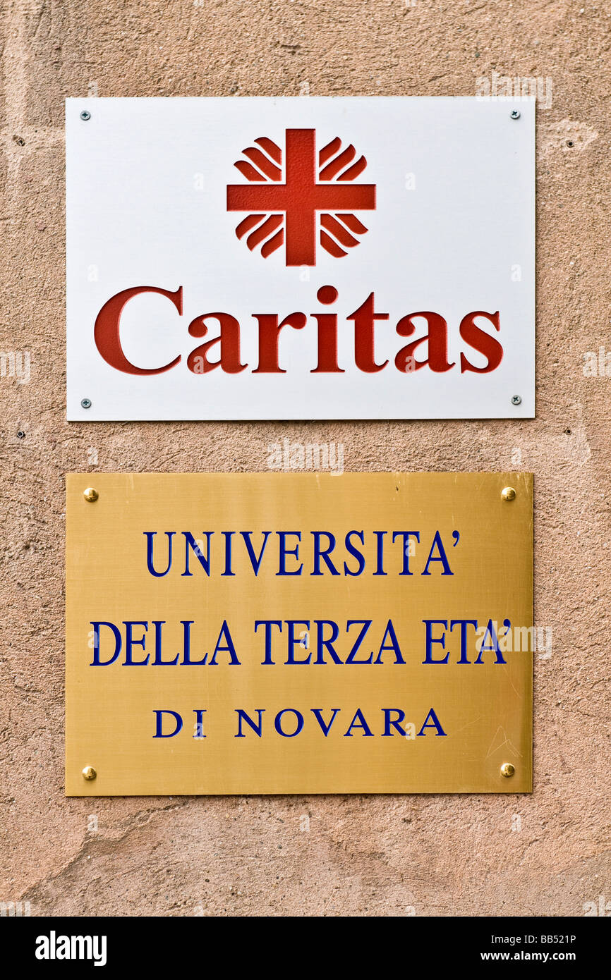 Caritas sign hi-res stock photography and images - Alamy