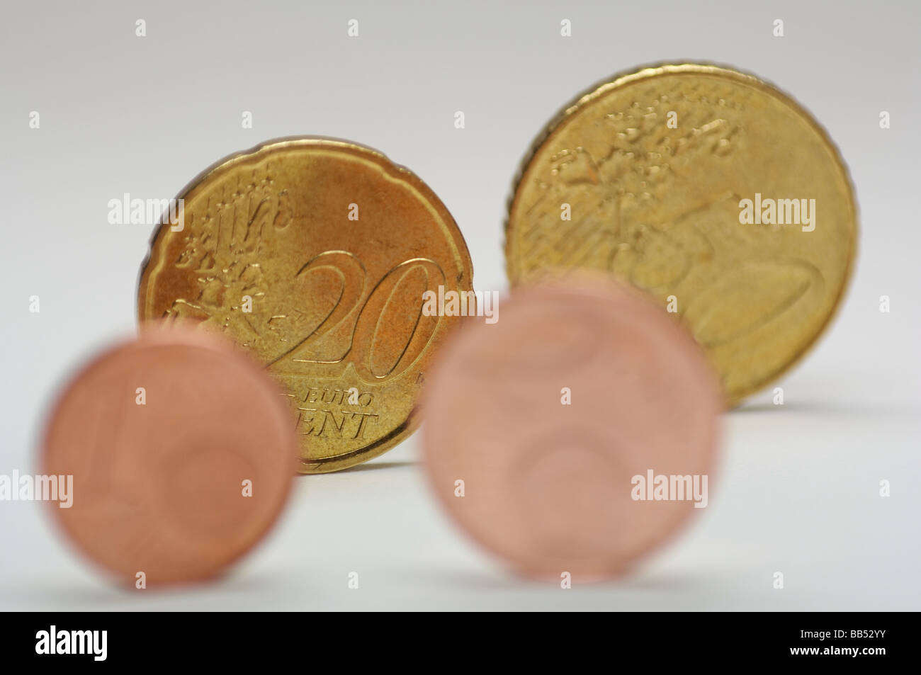 some EURO coins Stock Photo - Alamy