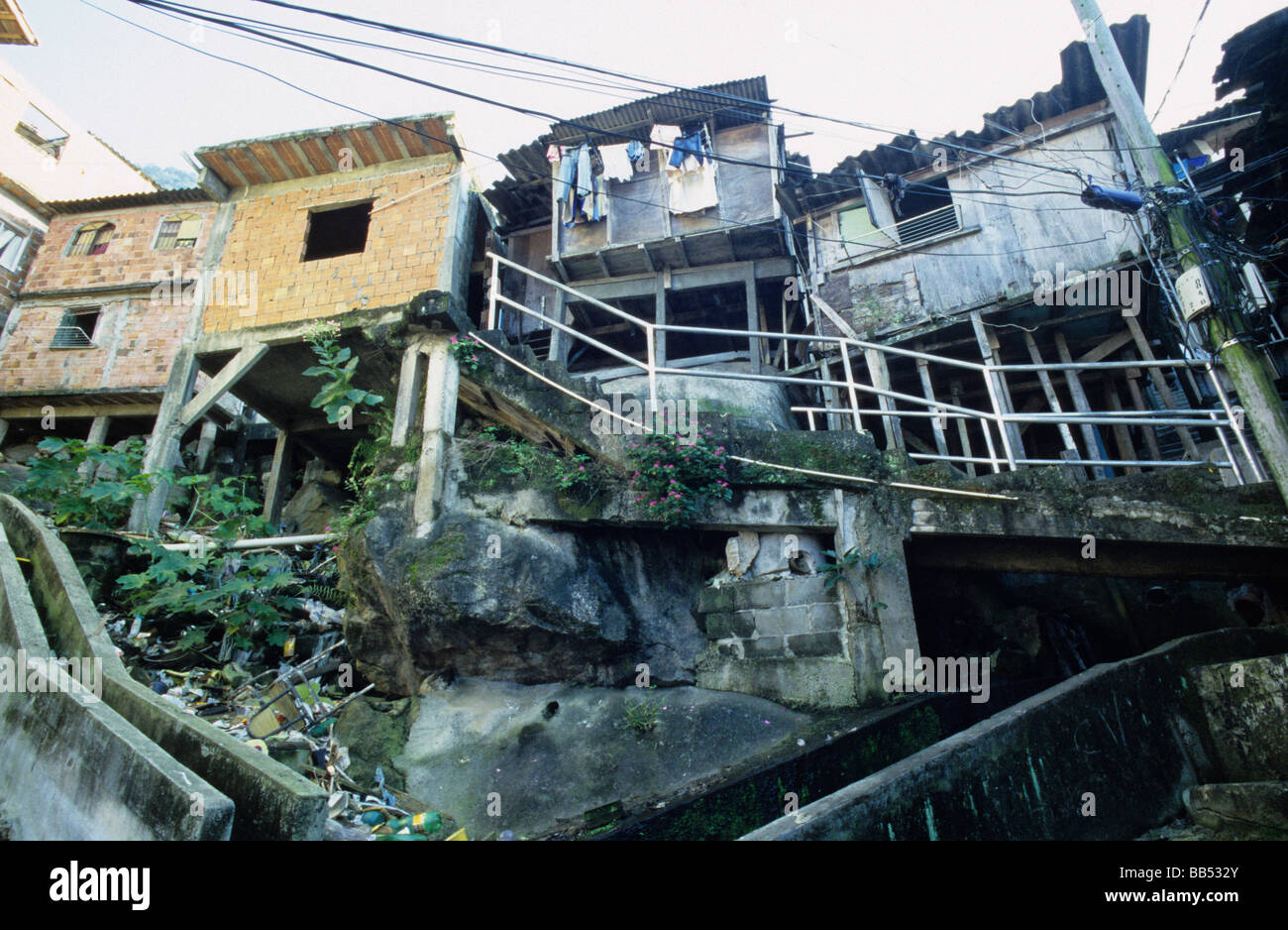 Santa Marta Favela Rio de Janeiro Brazil Stock Photo - Alamy