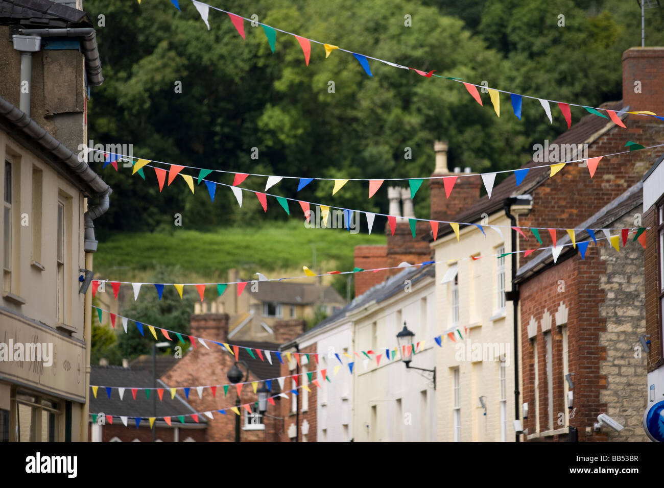 Dursley town centre in the summer, Gloucestershire, UK Stock Photo - Alamy
