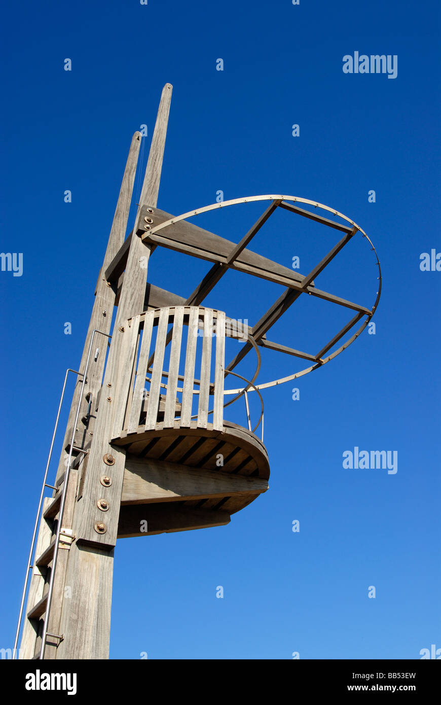 Lifeguard wooden watchtower hi-res stock photography and images - Alamy