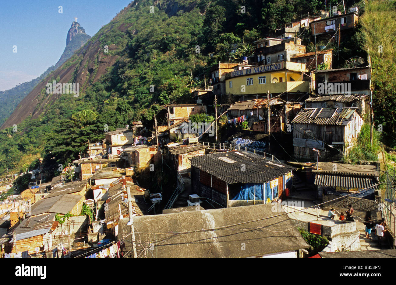 Santa Marta Favela Rio de Janeiro Brazil Stock Photo - Alamy