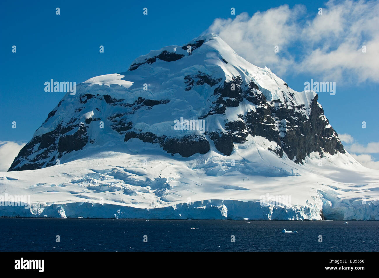 Spectacular Mountain Peak in Gerlache Strait, Antarctic Peninsula ...