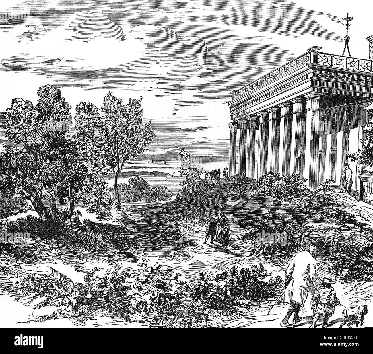 Mount vernon george washington s Black and White Stock Photos & Images ...