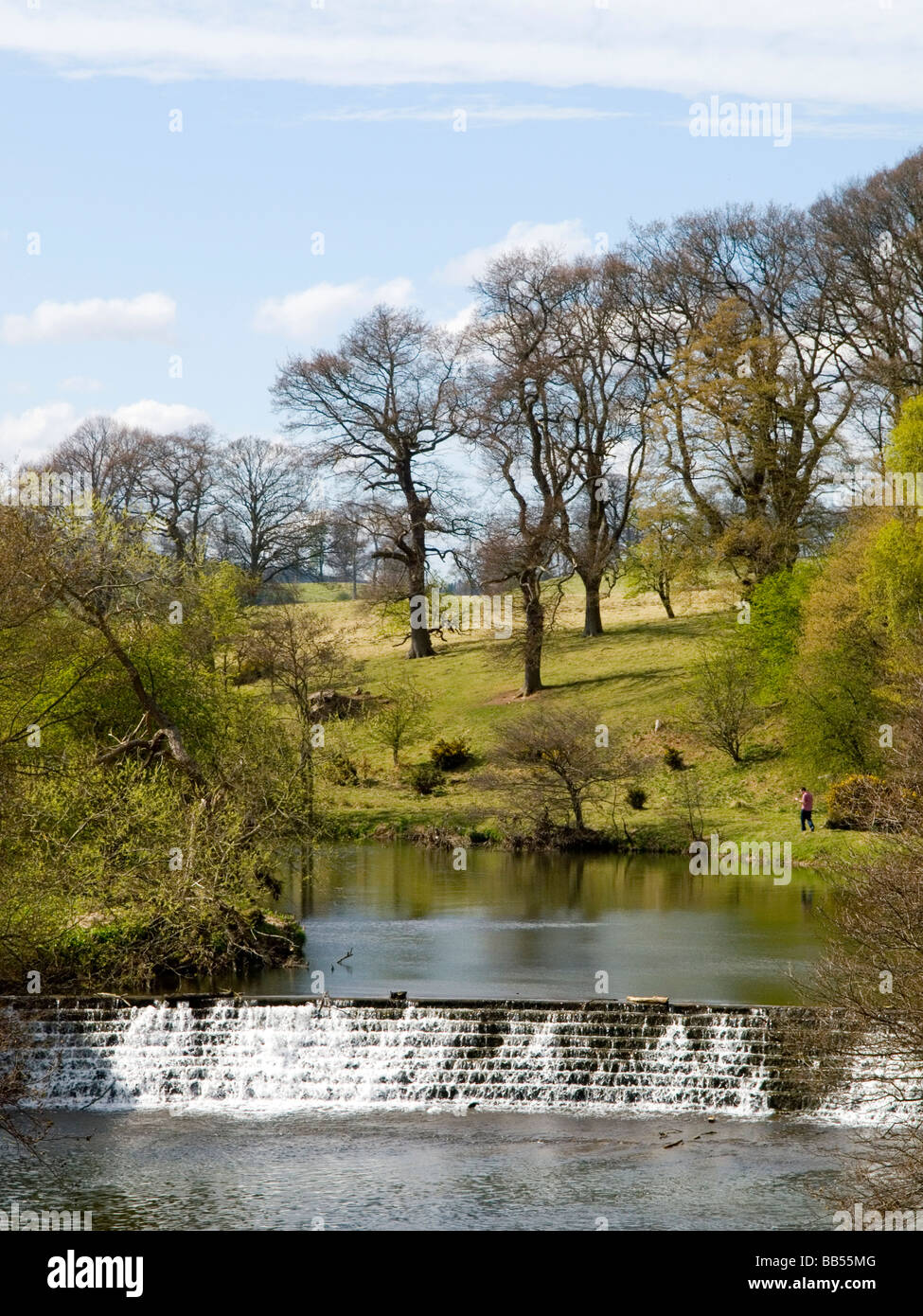 Alnwick castle river aln in hi-res stock photography and images - Alamy