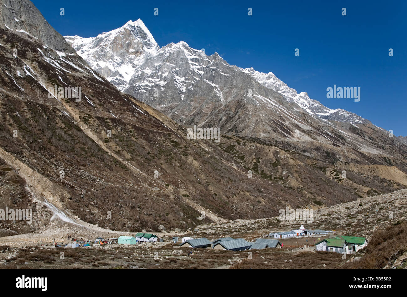 Bhojbasa (3792m). Gangotri National Park. Uttarakhand. India Stock ...