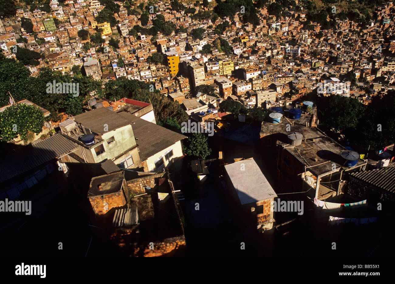 Rocinha largest favela slum in hi-res stock photography and images - Alamy
