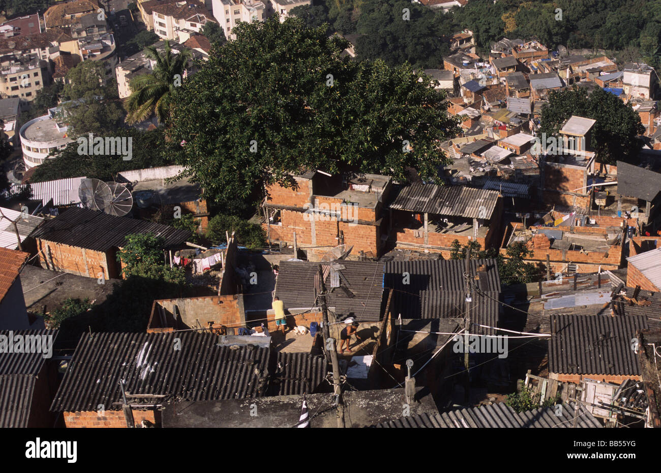 Santa Marta Favela Rio de Janeiro Brazil Stock Photo - Alamy