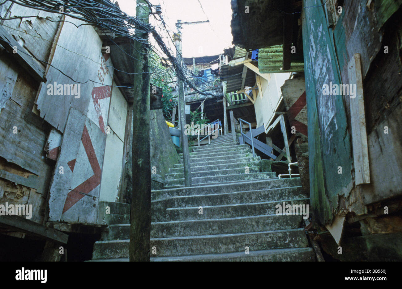 Santa Marta Favela Rio de Janeiro Brazil Stock Photo - Alamy