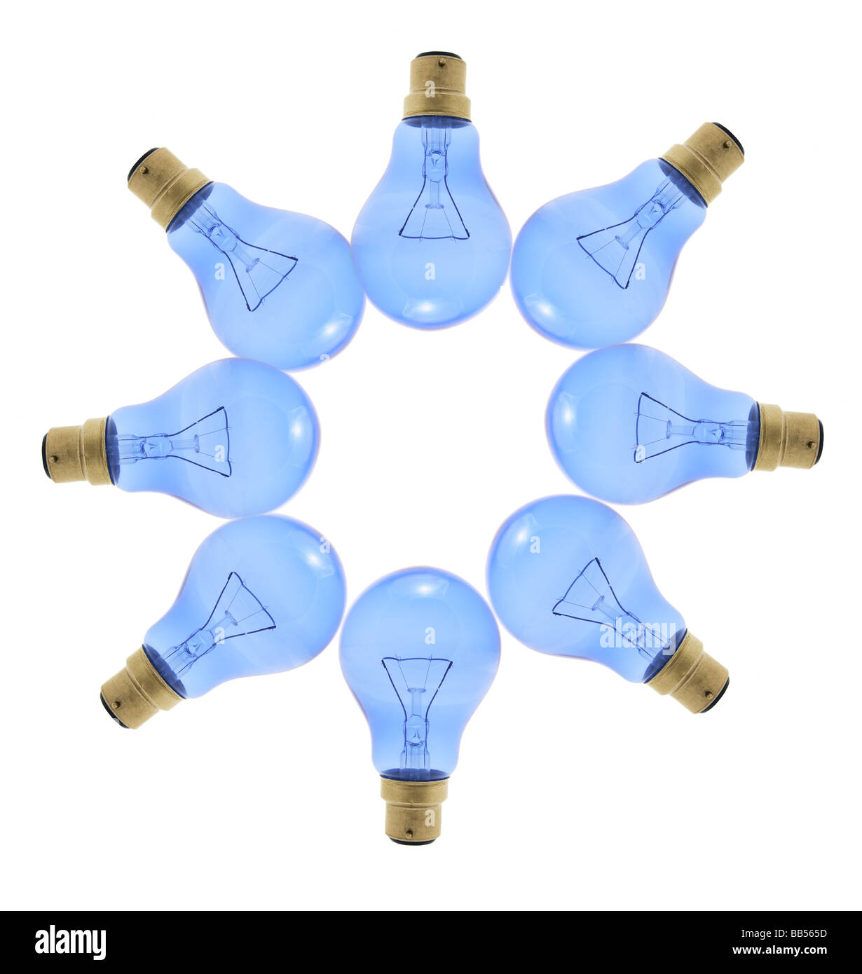 Blue lamps Cut Out Stock Images & Pictures - Alamy