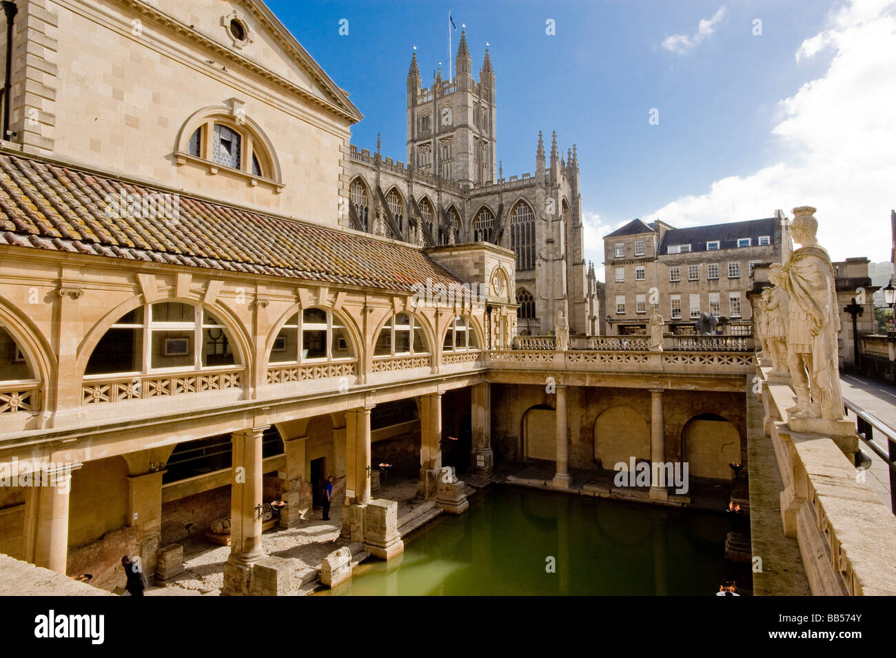 Bath, Roman baths, Avon, England Stock Photo - Alamy