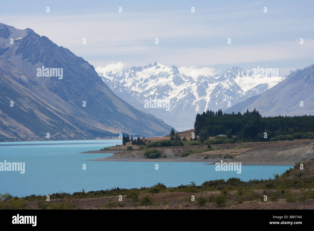 Mt Cook Lake Tekapo South Island New Zealand Stock Photo - Alamy