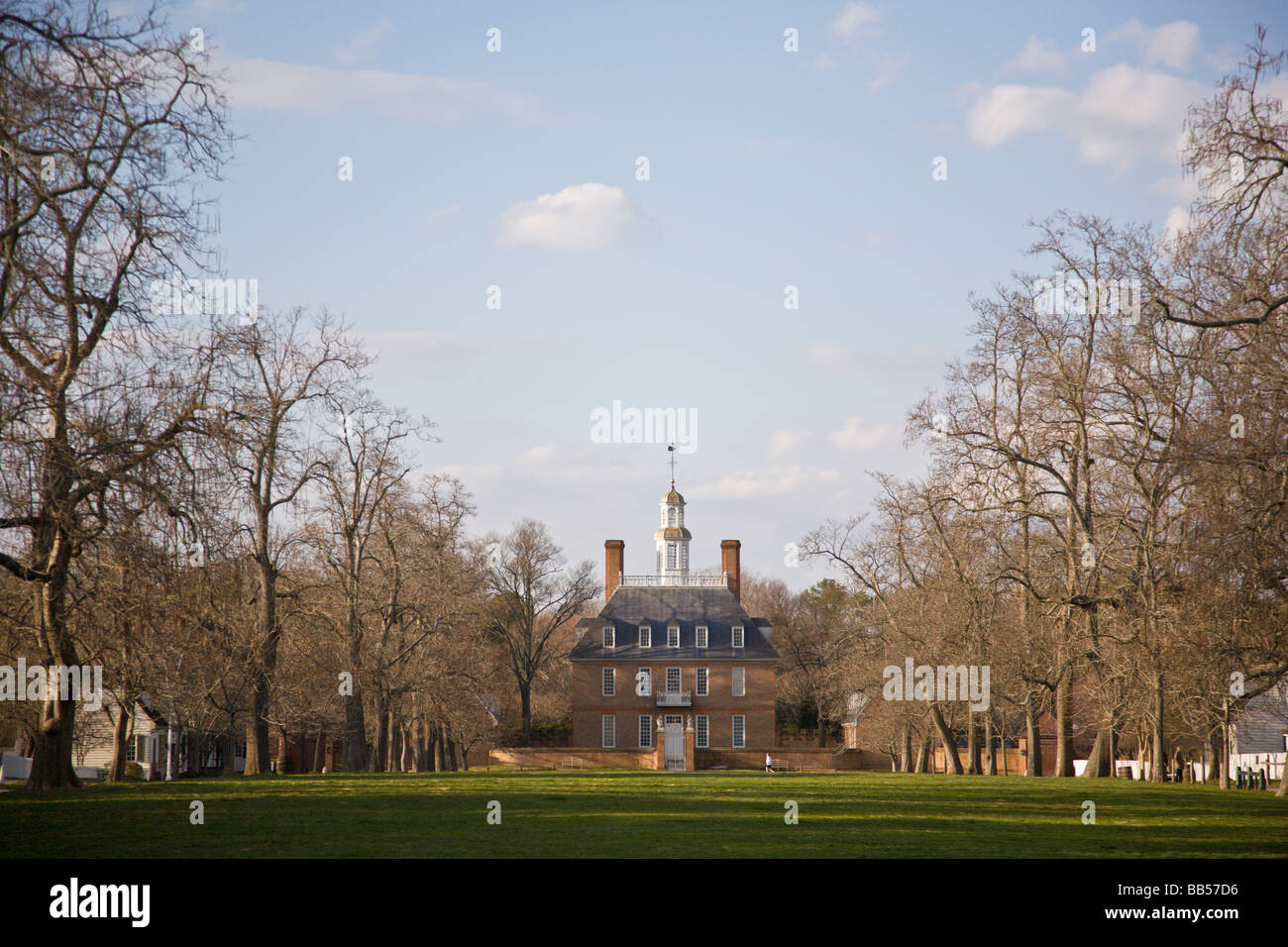 Governor's Palace at Colonial Williamsburg, Virginia Stock Photo - Alamy