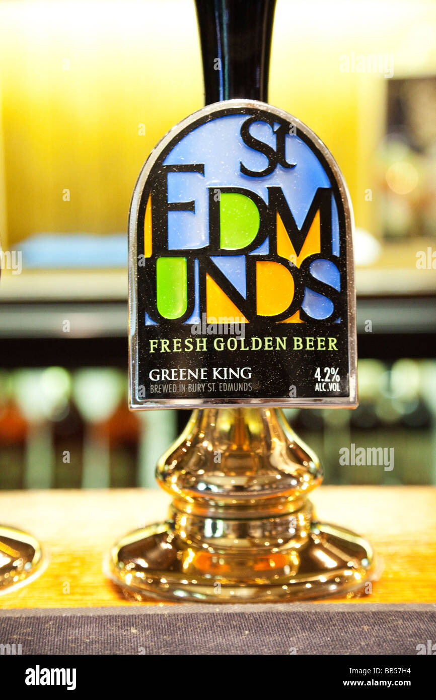 beer pump label badges Stock Photo - Alamy