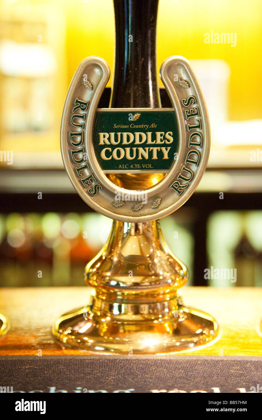 beer pump label badges Stock Photo - Alamy