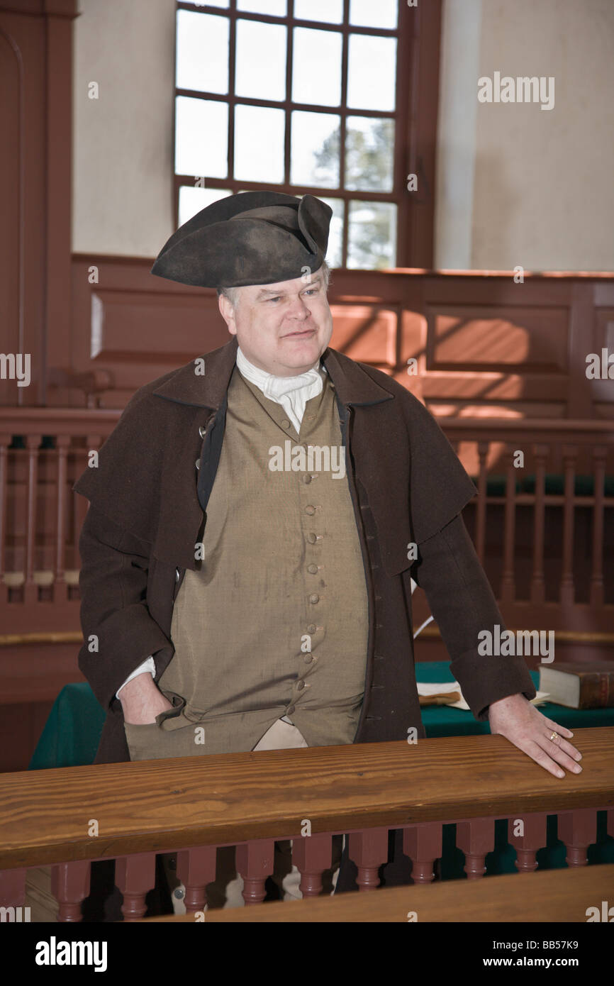 Period actor in colonial williamsburg hi-res stock photography and ...