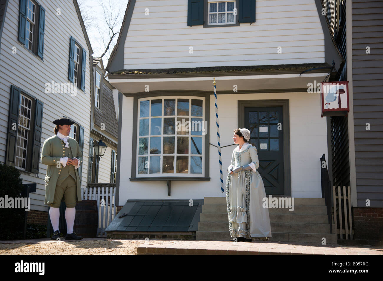 Daily life colonial america hi-res stock photography and images - Alamy