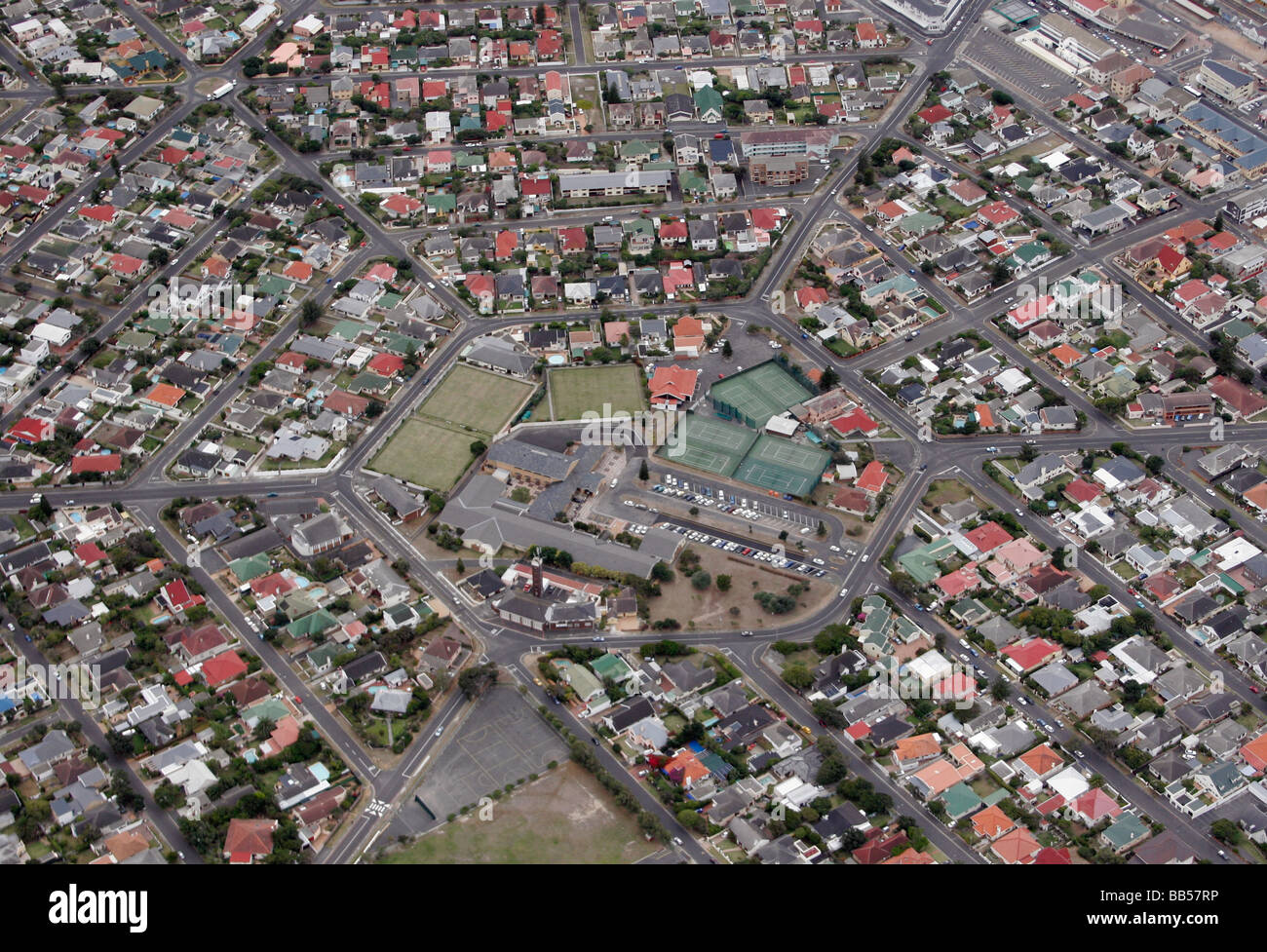 Hexagonal road system in Cape Town, South Africa Stock Photo - Alamy