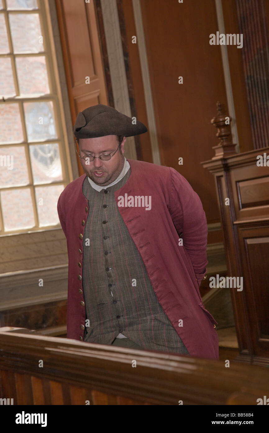 Interior of Virginia's Capitol at Colonial Williamsburg, Virginia Stock ...