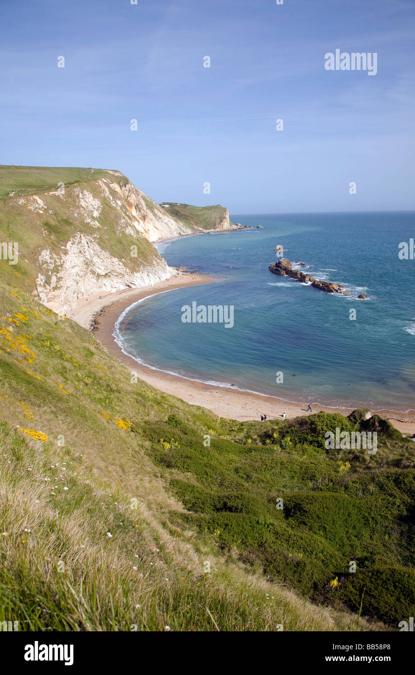 Man o War bay near Lulworth Cove Dorset England Stock Photo - Alamy