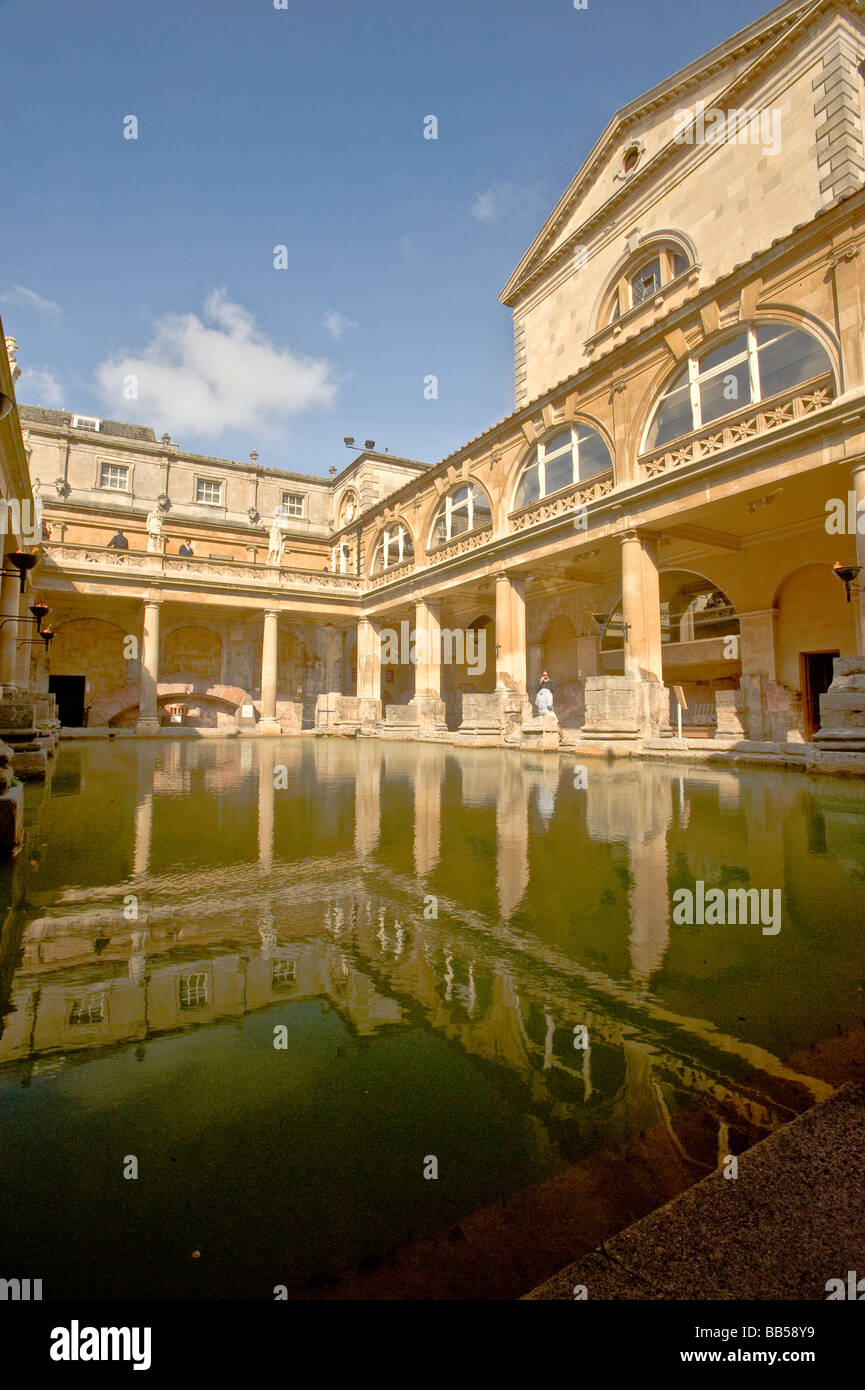Bath, Roman baths, England Stock Photo - Alamy
