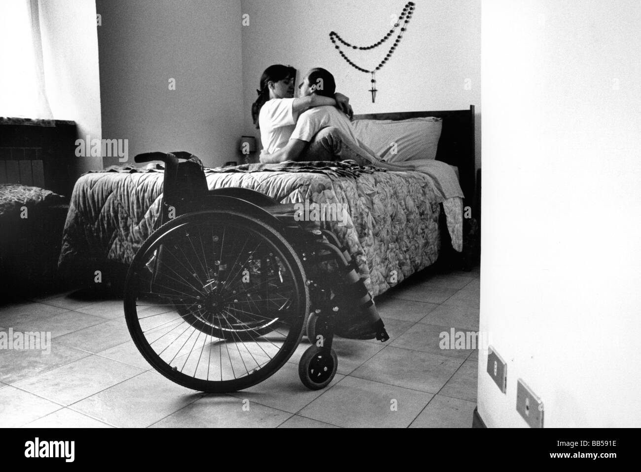 Wheelchair disabled handicap handicapped physically challenged Black ...