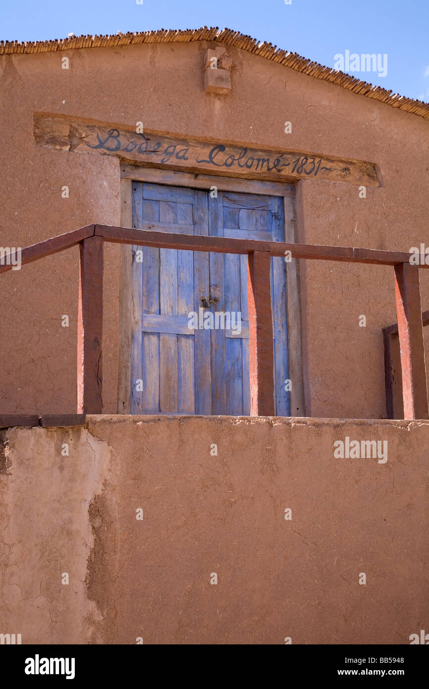 The original building of Bodega Colome 1871 Stock Photo - Alamy