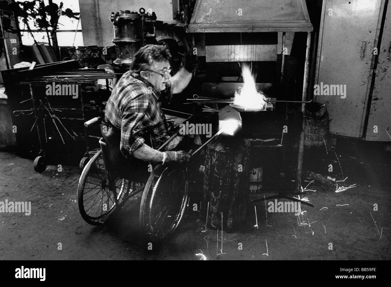 Wheelchair disabled handicap handicapped physically challenged Black ...