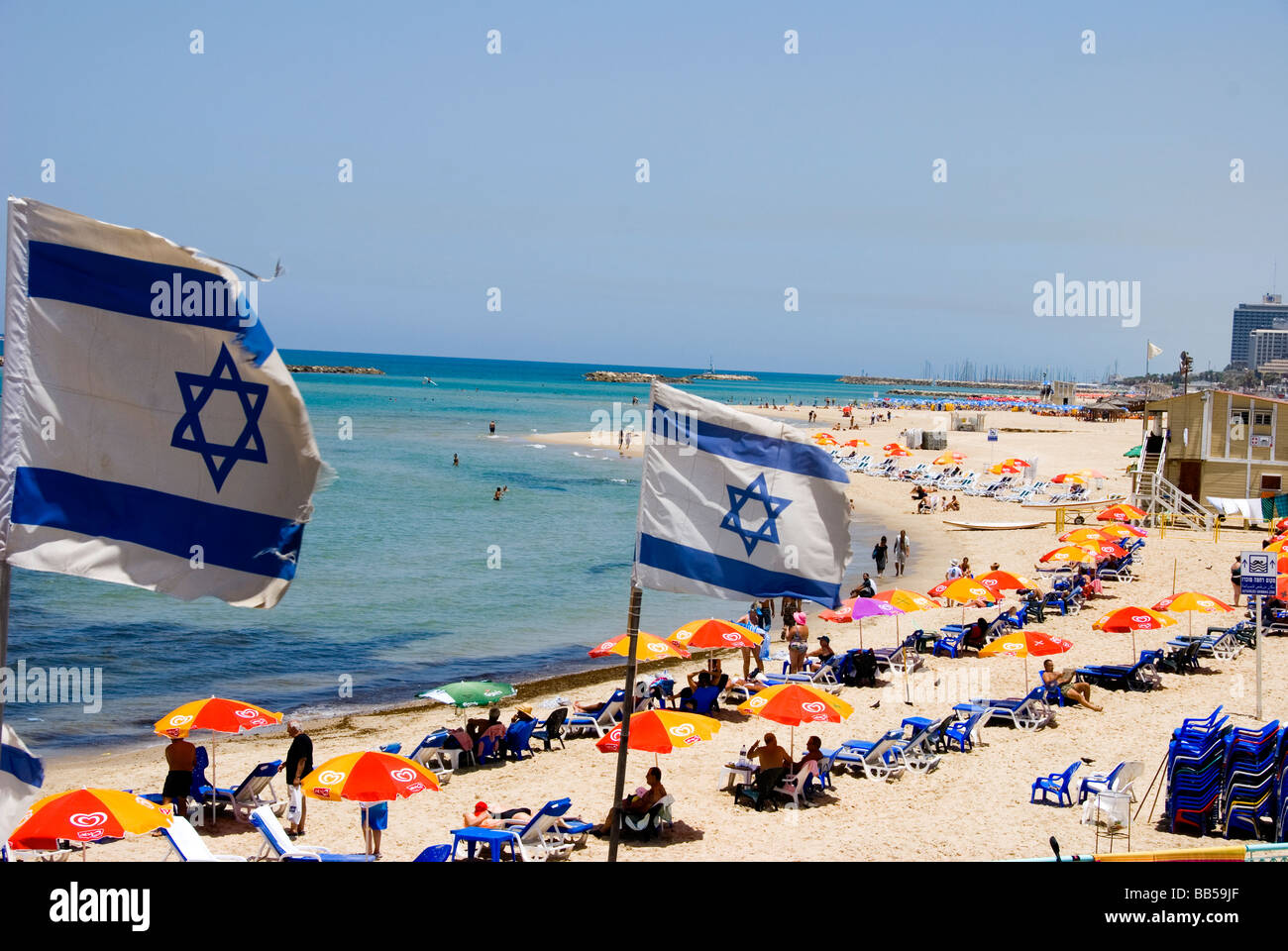 tel aviv beach, Israel Stock Photo - Alamy