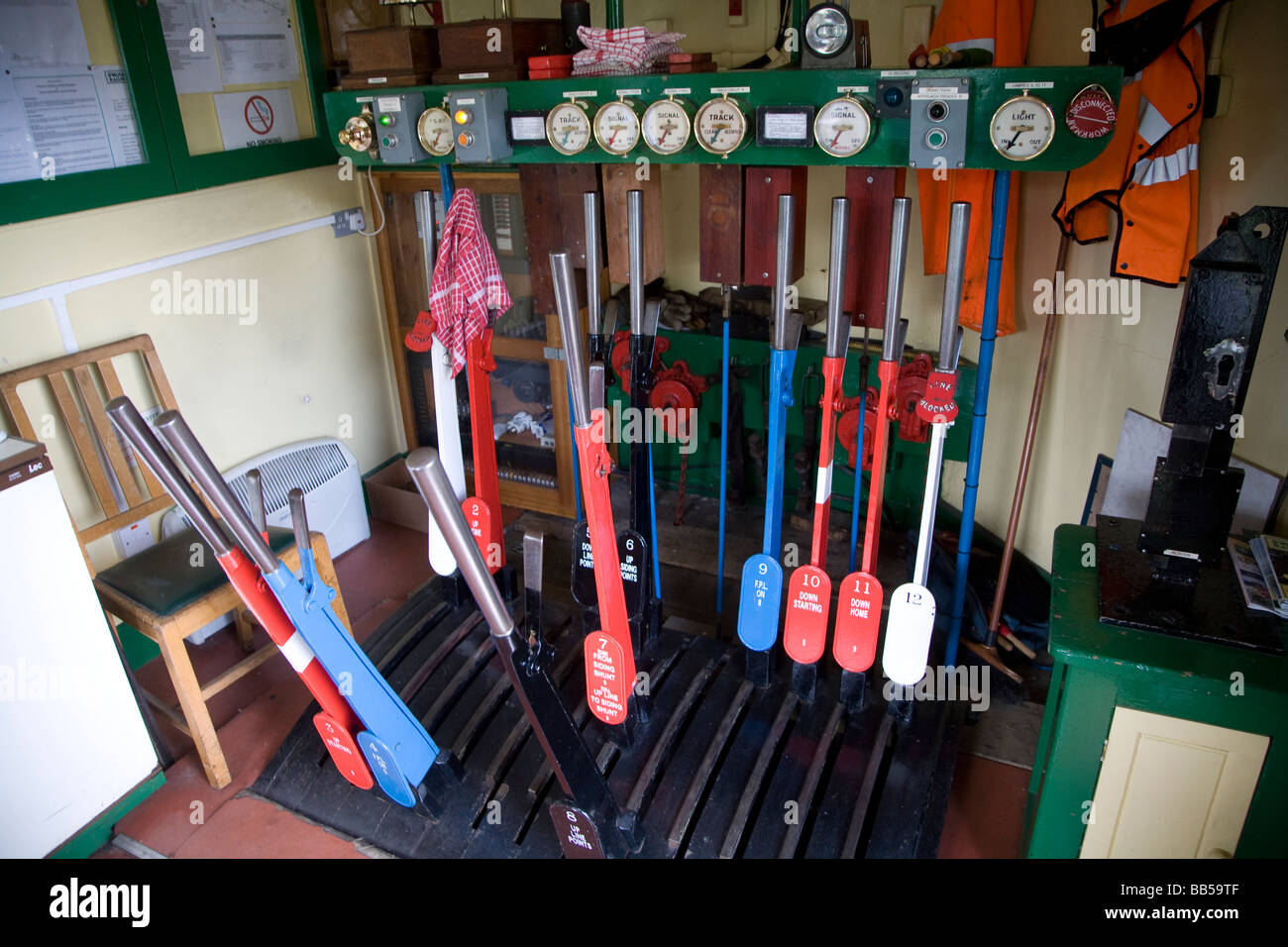 Signal box train swanage hi-res stock photography and images - Alamy