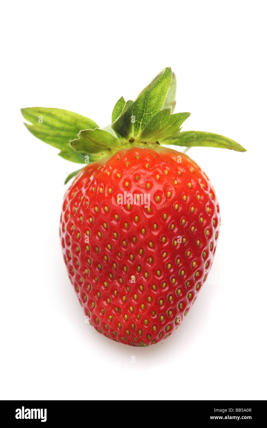 Single strawberry Cut Out Stock Images & Pictures - Alamy