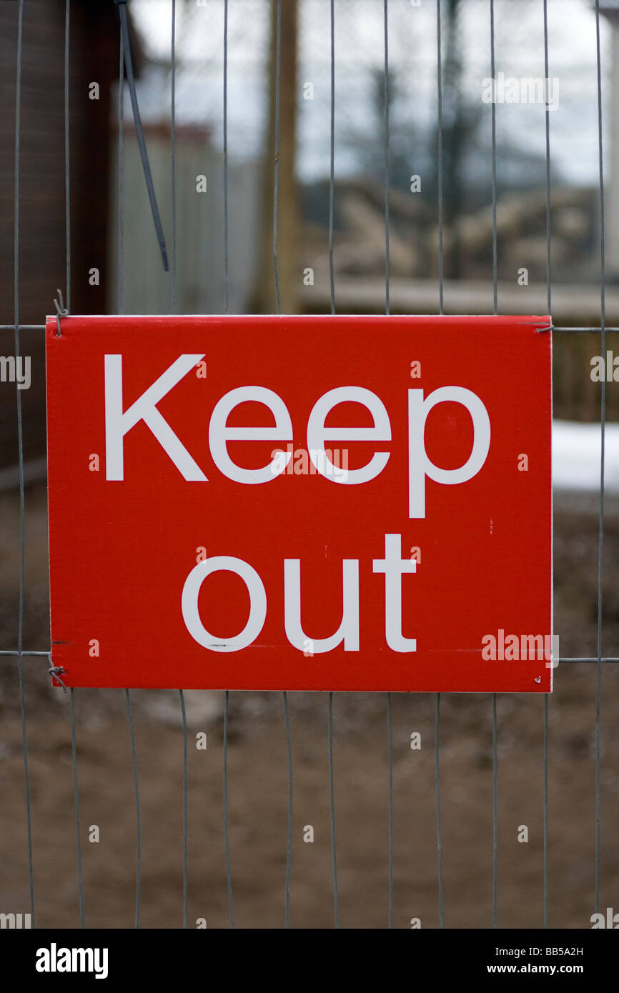 Site fence hi-res stock photography and images - Alamy
