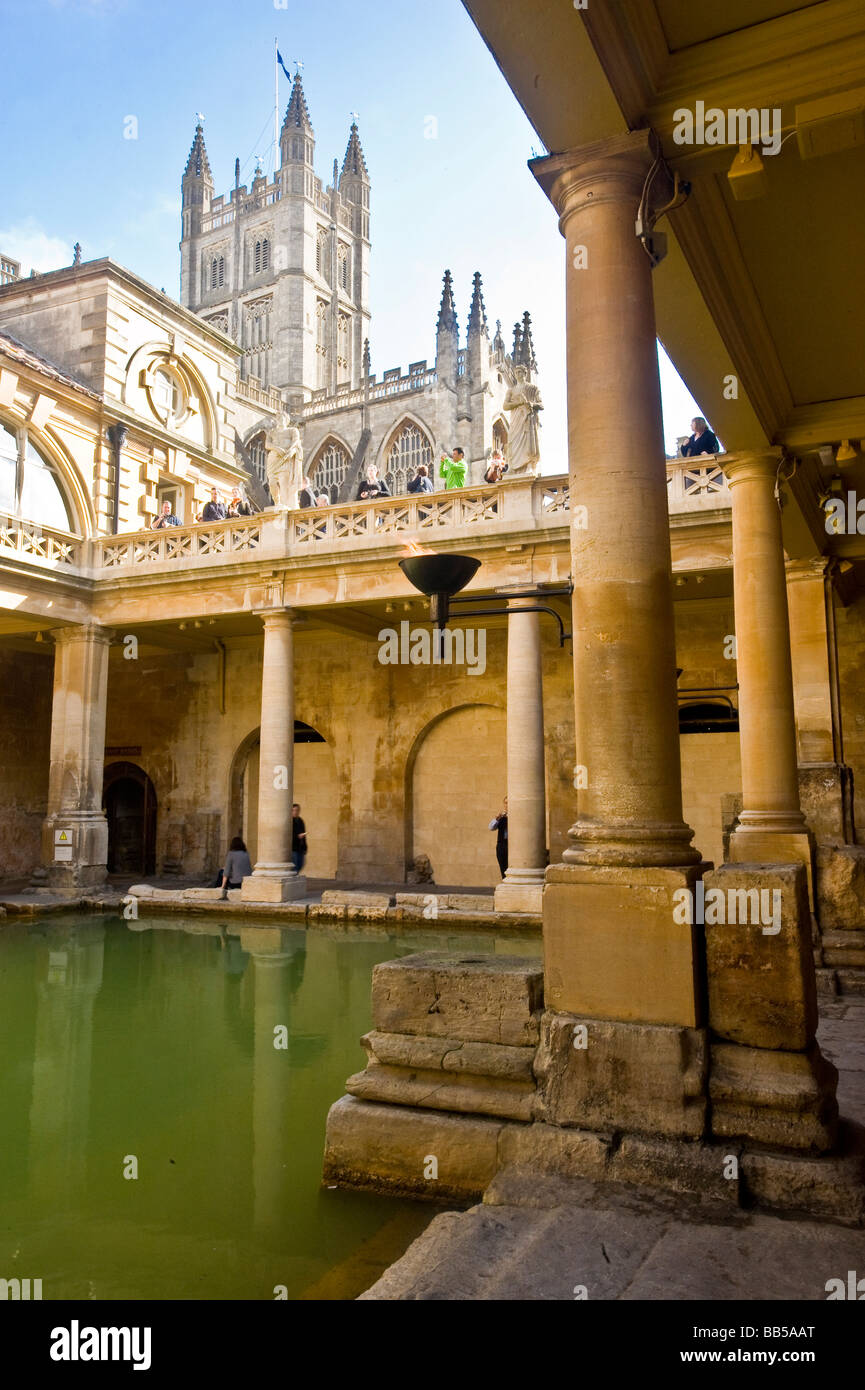 Bath, Roman baths, England Stock Photo - Alamy
